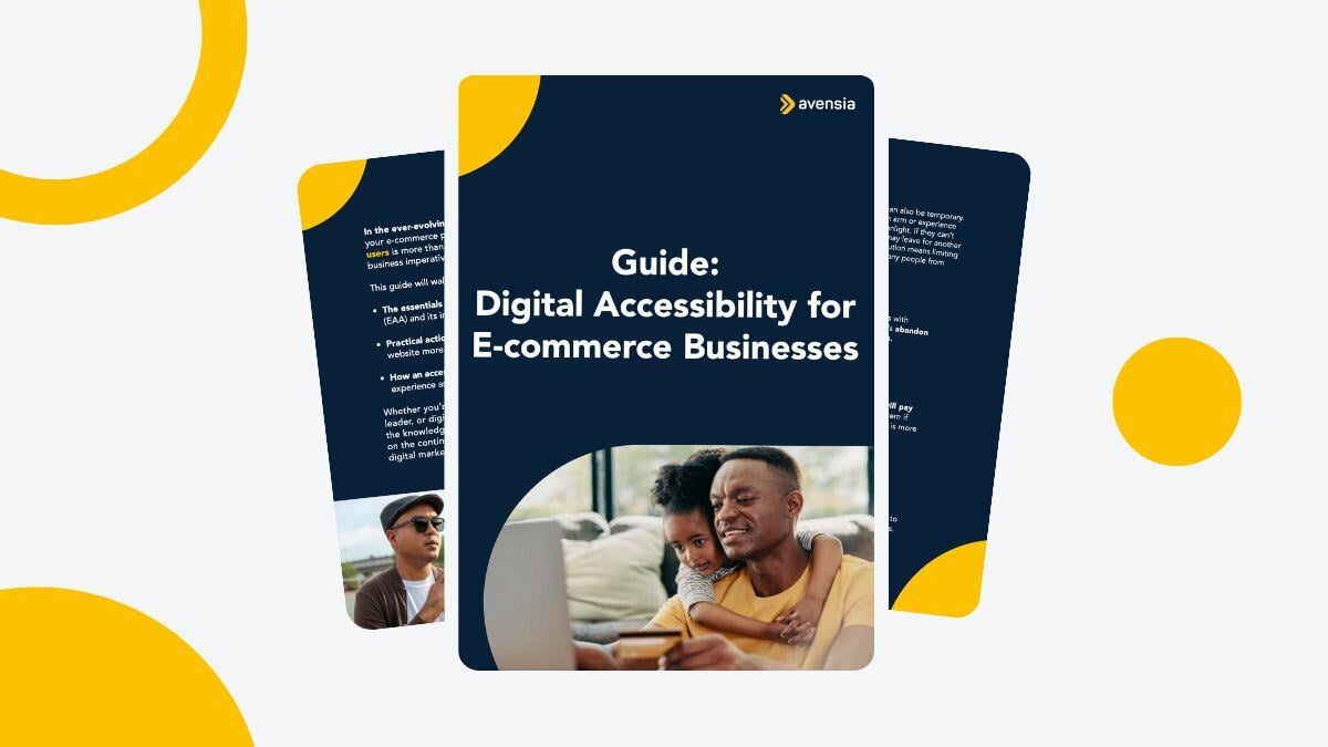 Guide: Digital Accessibility for E-Commerce | Avensia